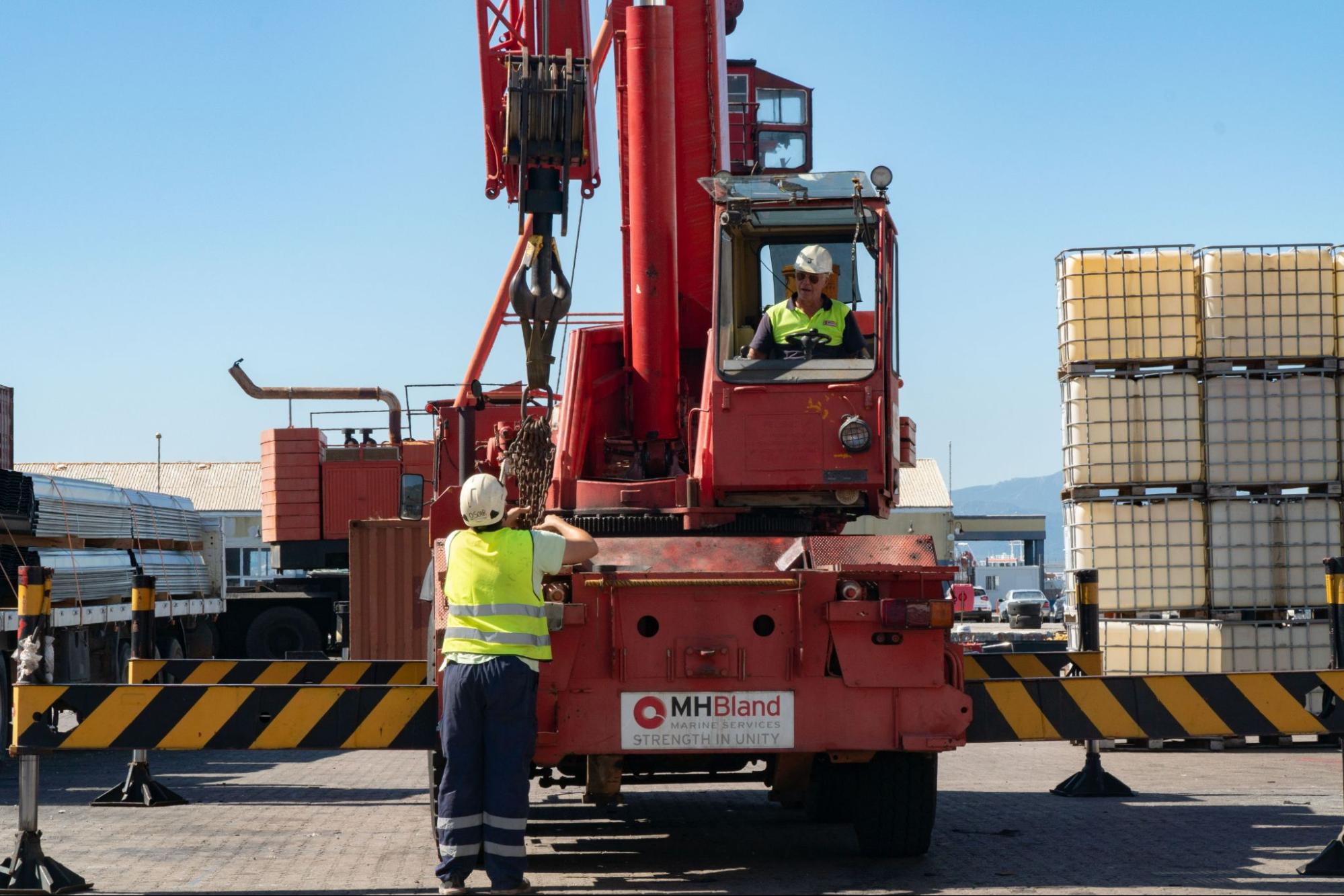 Stevedoring Services in the Port of Gibraltar | MH Bland